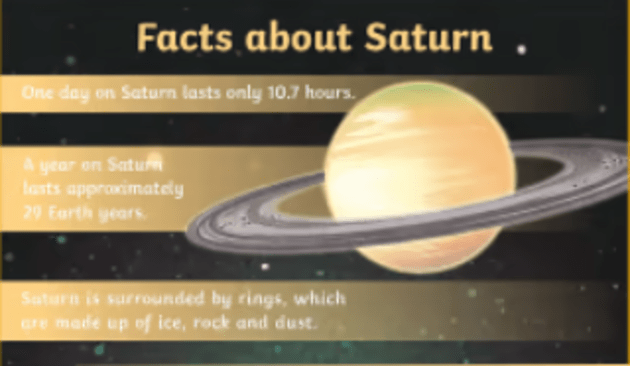اقرأ المقال عن كوكب زحل، مع أنشطة تعليمية من توينكل ذات صلة.