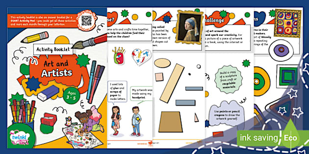 Art and Artists Themes and Topics - - GIANT Activity Mat