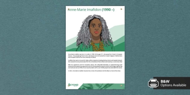 Dr Anne-Marie Imafidon - Mathematics - Teaching Wiki