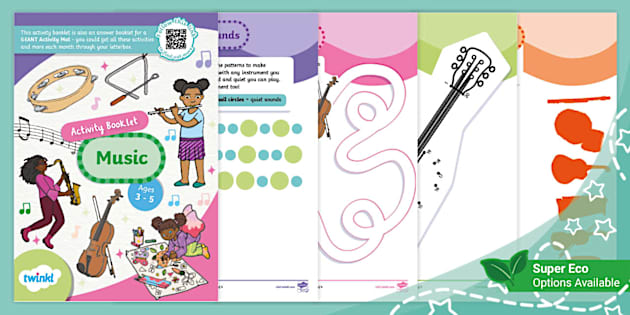 Music Themes and Topics - - GIANT Activity Mat - Twinkl