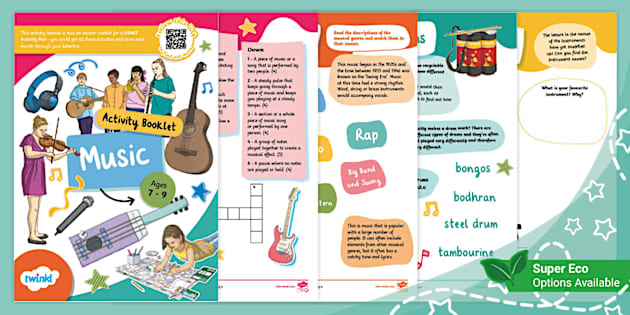 Music Themes and Topics - - GIANT Activity Mat - Twinkl