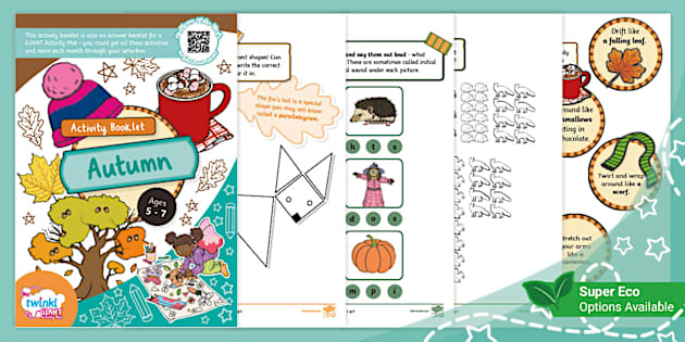 Autumn | Themes and Topics | GIANT Activity Mat | Parents | Twinkl