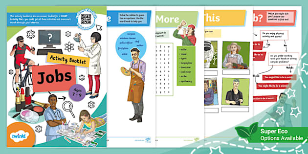 Jobs Themes and Topics - - GIANT Activity Mat - Twinkl