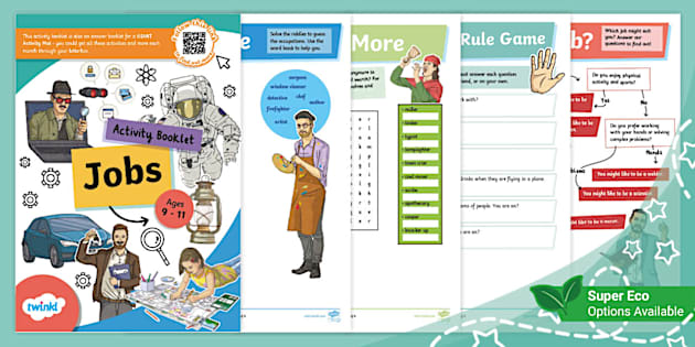 Jobs Themes and Topics - - GIANT Activity Mat - Twinkl