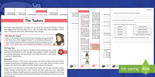 What was Tudor Health and Medicine Like? Answered by Twinkl