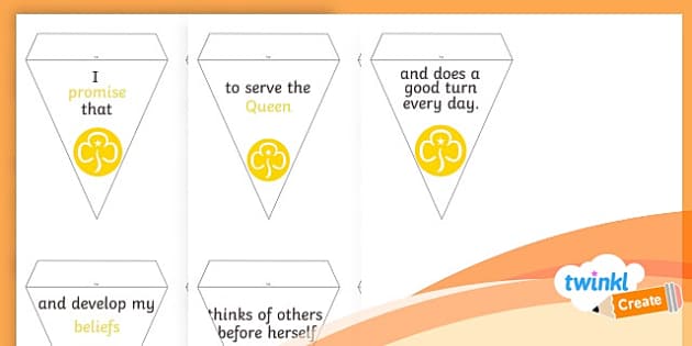 brownie bunting - Twinkl