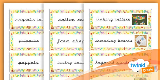 literacy drawer labels - Twinkl