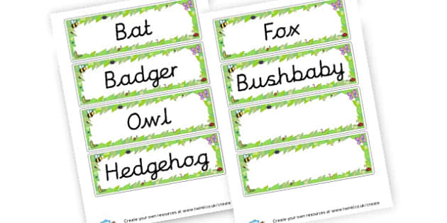 Nocturnal Animals Word Cards (teacher made) - Twinkl
