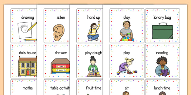 EAL cards - Daily Routine Primary Resources (teacher made)
