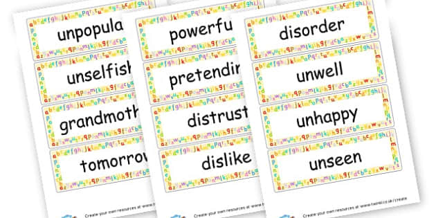 Phase 6 Words - Letters and Sounds Phase 6 Visual Aid Primary