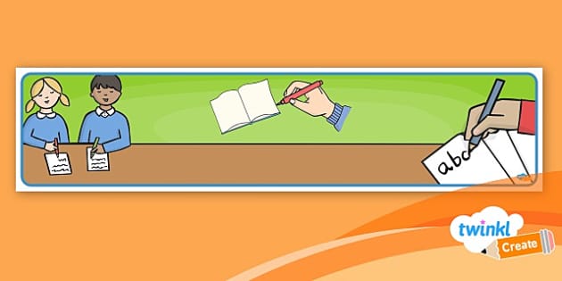 writng banner - Twinkl