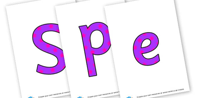 Speaking and Listening Lettering (Teacher-Made) - Twinkl