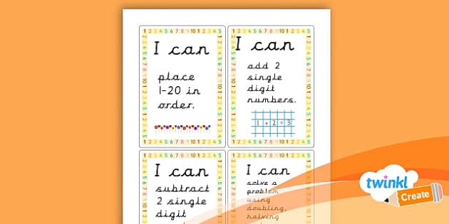 I can EYFS maths - Twinkl