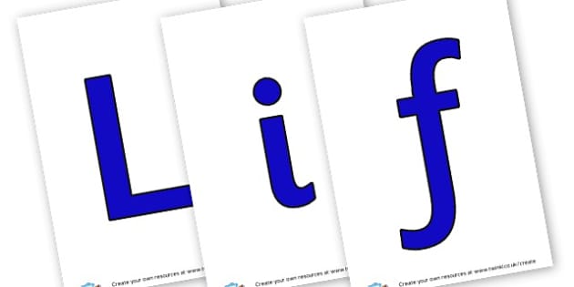 lifecycles poem display - display lettering (teacher made)