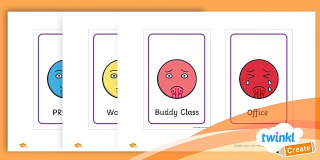 Behaviour Warning Chart - Twinkl