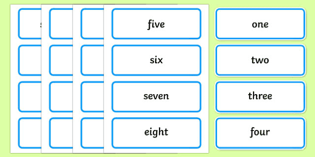 Dyslexic Numbers 0-20 In Words (teacher made) - Twinkl