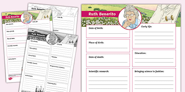 Ruth Benerito Fact File Template (nauczyciel wykonał) Ruth Benerito Fact File Template (nauczyciel wykonał)