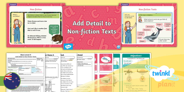 Year 3: Writing to Inform: Add Detail to Non-fiction Texts