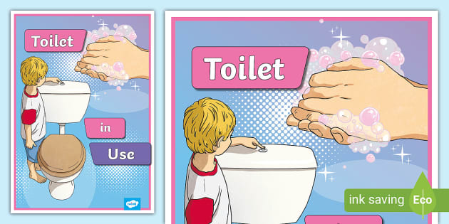 Toilet in Use Display Sign (professor feito) - Twinkl Toilet in Use Display Sign (professor feito) - Twinkl