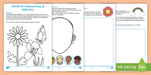 COVID-19 National Day of Reflection EYFS Activity - Twinkl