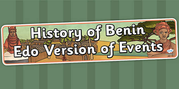 History of Benin Edo Version of Events Display Banner - header