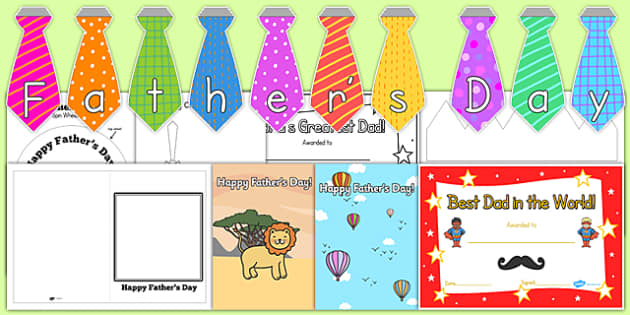 Fathers Day Resource Pack for Childminders (teacher made)