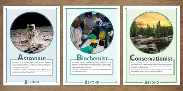 STEAM Careers Display Pack (professor feito) - Twinkl