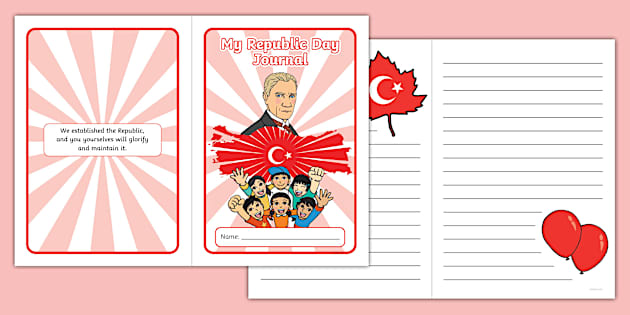 My Republic Day Journal (teacher made) - Twinkl