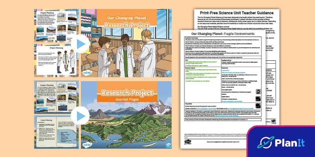 Year 5 Science Our Changing Planet Lesson 6 Research Project