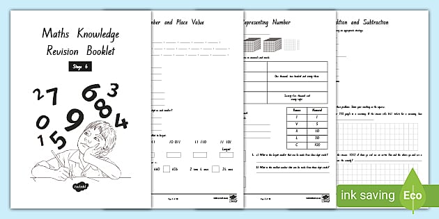 Year 7 Maths Worksheets for Stage 6 Maths revision | Twinkl