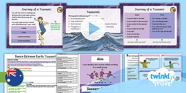 Move PE Year 3 Dance: Extreme Earth Lesson 3: Tsunami