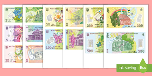Leul: bancnote Decupabile (creat de profesori) - Twinkl