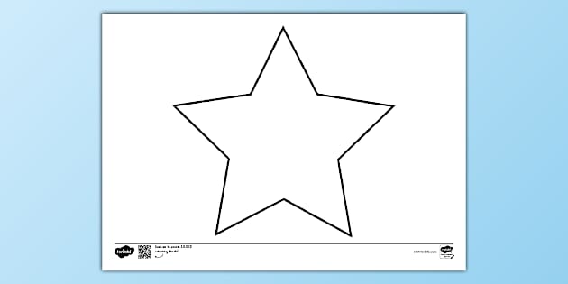 star was coloring pages