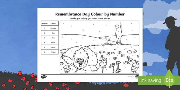 FREE! - Remembrance Day Colour by Number | Primary Resource | Aus FREE! - Remembrance Day Colour by Number | Primary Resource | Aus