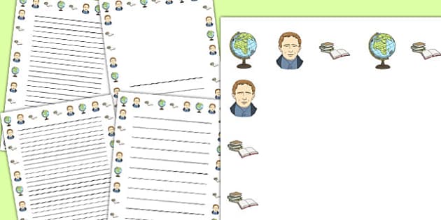 Louis Braille Page Borders (teacher made) - Twinkl