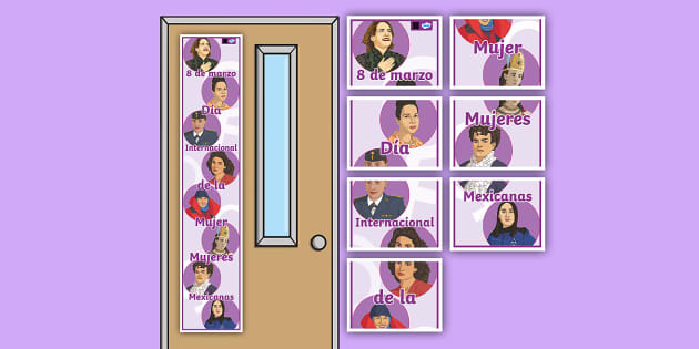 Mujeres mexicanas - Decoración para puerta