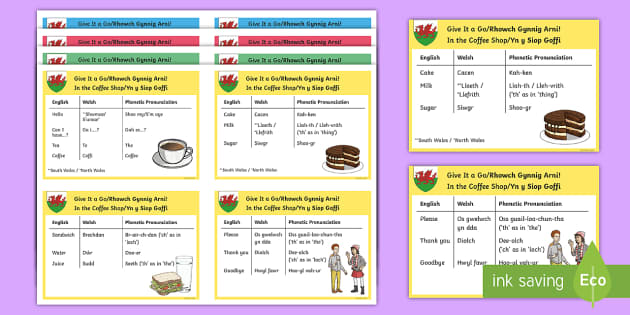 Brilliant Give it a Go in Cymraeg Welsh Phrases Flashcards