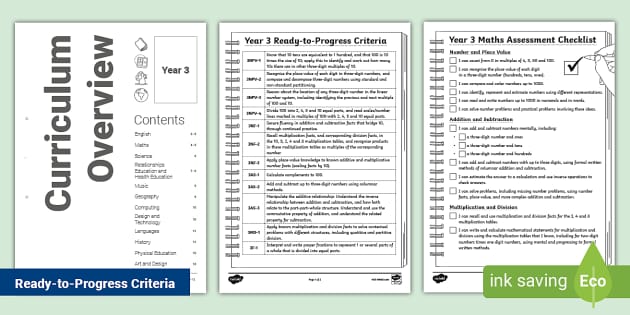 * NEW * Year 3 Assessment Framework for Maths, assessment, checklist