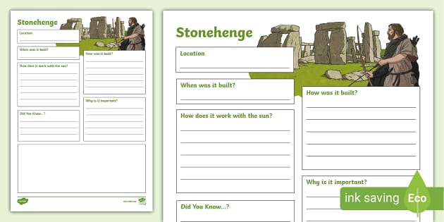 Stonehenge Fact File Template,Stonehenge,stone henge
