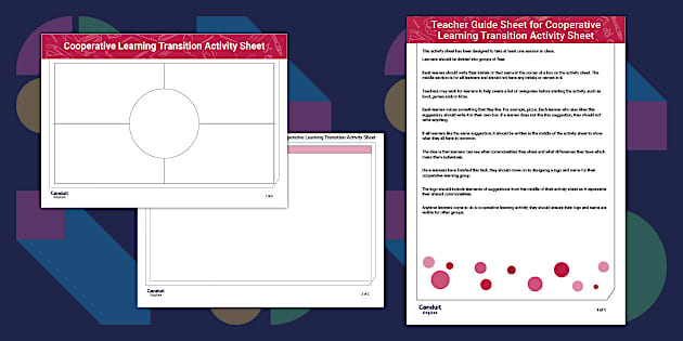 Cooperative Learning Transition Activity Sheet - Twinkl Cooperative Learning Transition Activity Sheet - Twinkl