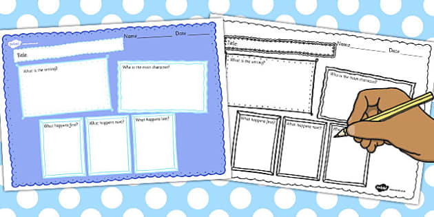 Book Review Writing Frame | Book Review Template | Printable