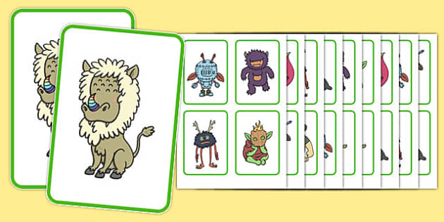 Monster Snap Game (teacher made) - Twinkl
