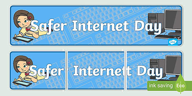 Safer Internet Day Banner | Twinkl Display Resources