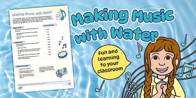 Music with Water Display Posters (teacher made) - Twinkl