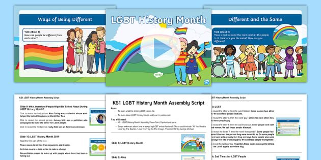 * NEW * LGBT History Month Assembly Pack