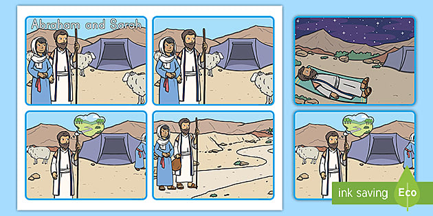 Abraham and Sarah Sequencing Cards | Religion | Twinkl USA