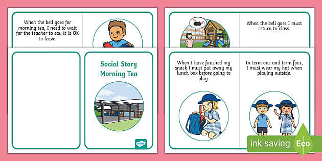 Social Story Morning Tea Booklet
