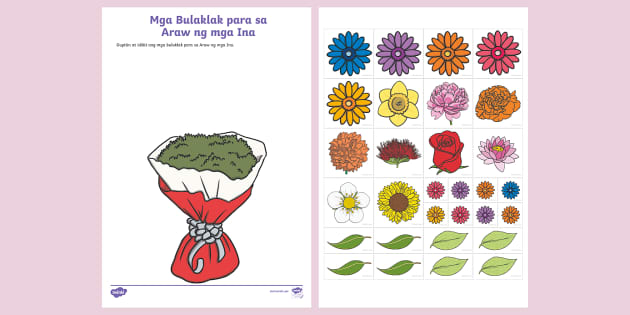 Bulaklak para sa Araw ng mga Ina - Preschool - Twinkl