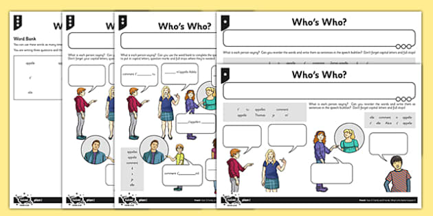 French Naming People Worksheet / Worksheet (teacher made)