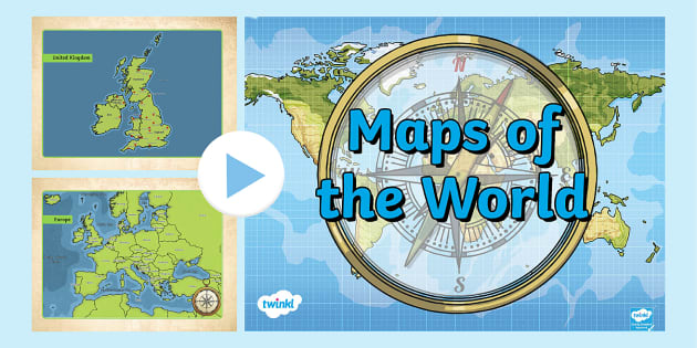 Interactive World Map (teacher made) - Twinkl